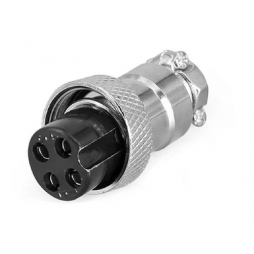 4 pin Circular Connector, 8 Contacts Microphone connector GX16