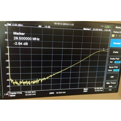 Miniature HF Band-Pass Filter for 10 Meter band (BPF) (KIT)